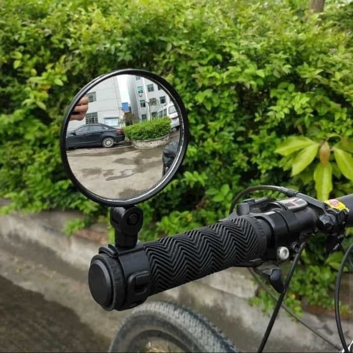 Jual Spion Sepeda Bulat Rotasi 360 Adjustable Spion Jalu Sepeda Kaca ...