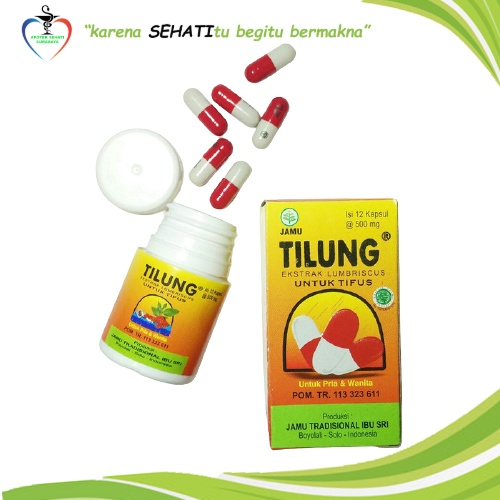 Jual TILUNG 500MG OBAT TIFUS TIPES THYPUS KAPSUL EKSTRAK CACING ...