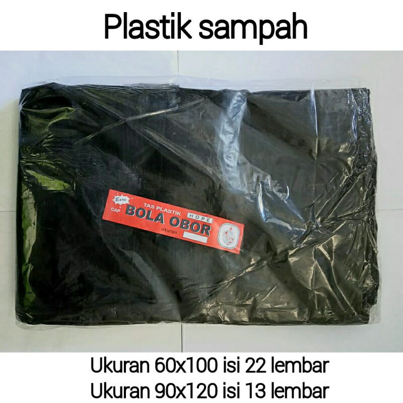 Jual Kantong plastik sampah limbah / trash bag / plastik packing paket ...