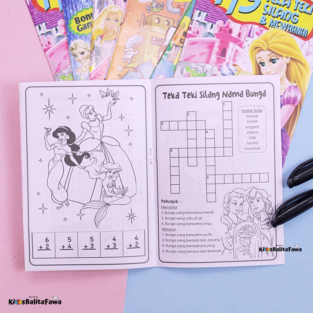 Jual Buku Mewarnai TTS - Buku Pre School TK Edukasi Mainan Gambar PAUD ...