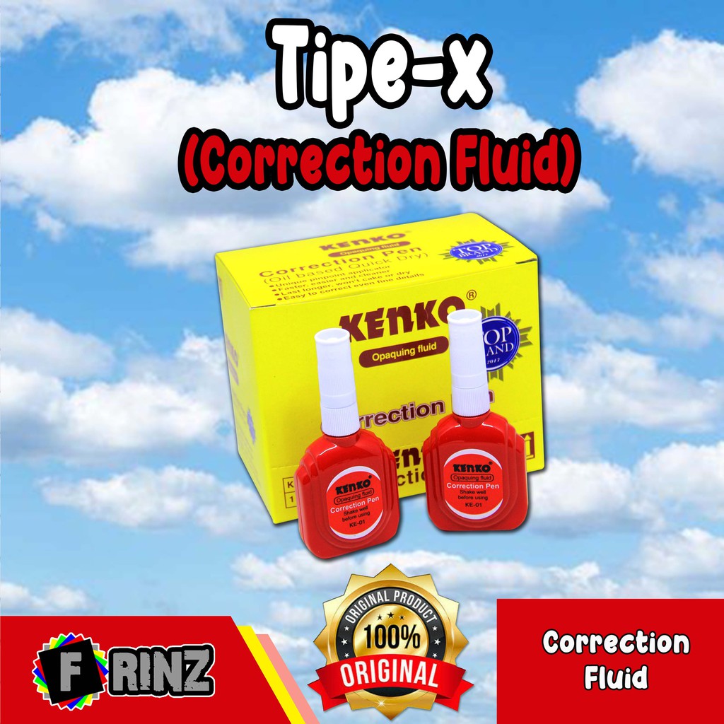 Jual ATK ~ Tipe - x Putih / Correction Fluid / Tip - Ex Penghapus ...