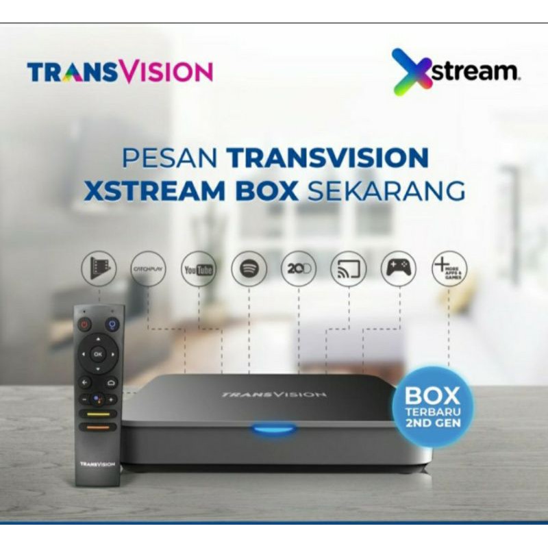 Jual Transvision XSTREAM /ANDROID BOX Gen2 12 BULAN GARANSI 1 TAHUN ORI ...