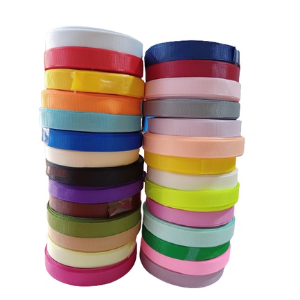 Jual Pita GrossGrain 1/2inch/1cm Per Roll Pita Grosgrain Pita Salur ...