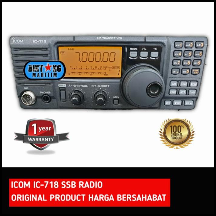 Jual Radio Ssb Icom Ic-718 Ic718 Hf Transceiver Original Garansi ...