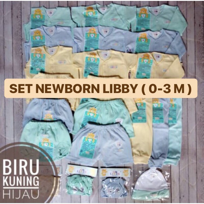 Jual PAKET LIBBY NEWBORN WARNA 0-3M 31PCS - FULL WARNA - PAKET BAJU ...