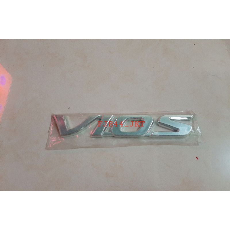 Jual emblem logo tulisan vios/ emblem vios | Shopee Indonesia