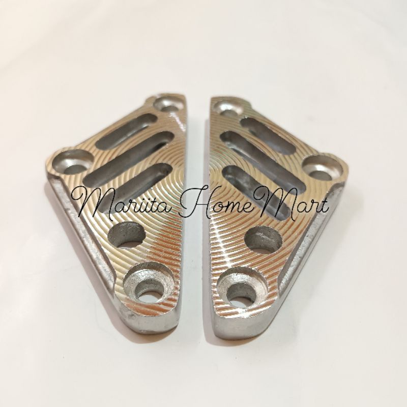 Jual Segitiga Kupingan Lampu Bahan CNC Motor Laki Universal Jarak Lebar ...