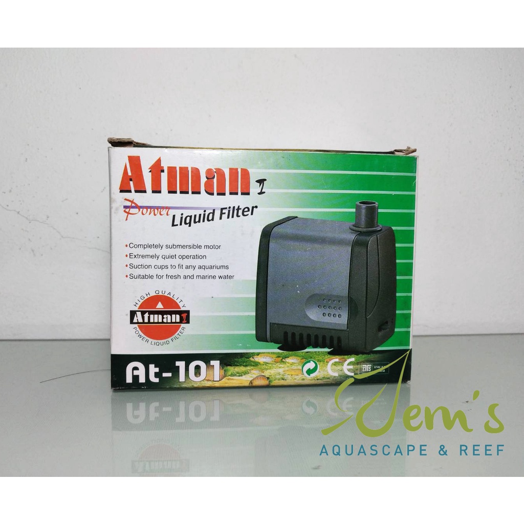 Jual Atman AT-101 Pompa Air Akuarium (Submersible Water Pump) | Shopee ...