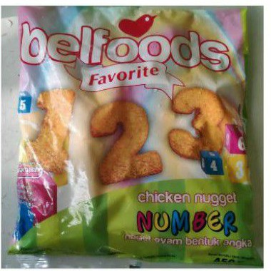 Jual Nuget Number Angka Belfoods 450gram | Shopee Indonesia