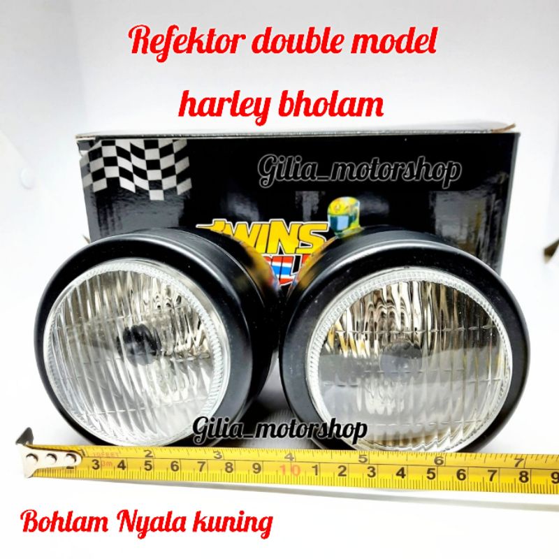 Jual Lampu depan Cb japstyle Klasik Double Lampu depan japstyle doubel ...