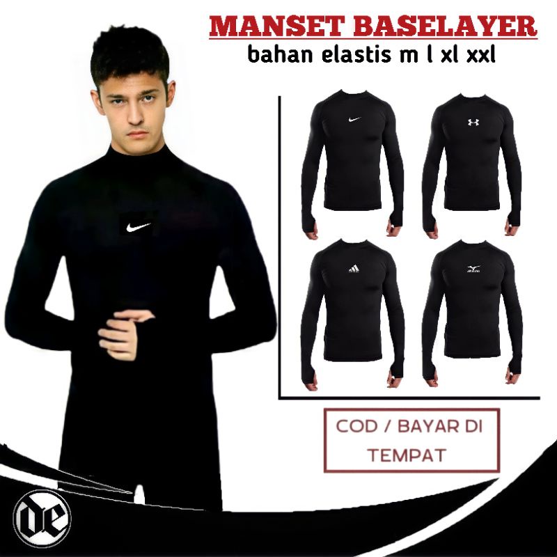Jual BAJU MANSET BASELAYER PANJANG PRIA DALEMAN OLAHRAGA FUTSAL SEPAK ...