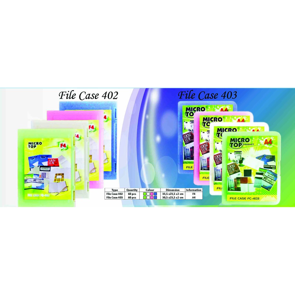 Jual SOS Map File Case MICROTOP 402 / Map Dokumen Case / Map Dokumen ...
