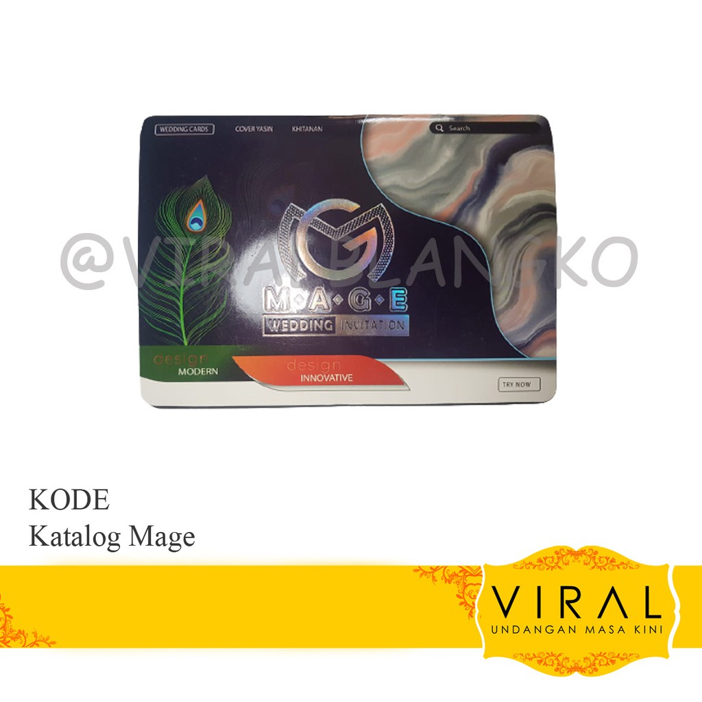 Jual Katalog Blangko Undangan Pernikahan Mage Harga Murah | Shopee ...