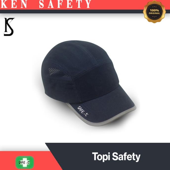 Jual Topi Safety/Pelindung Sport Bump Cap Safe T Reflective Strip ...