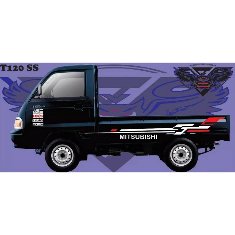 Jual stiker mobil pick up sticker mobil pick up colt t l300 carry ...
