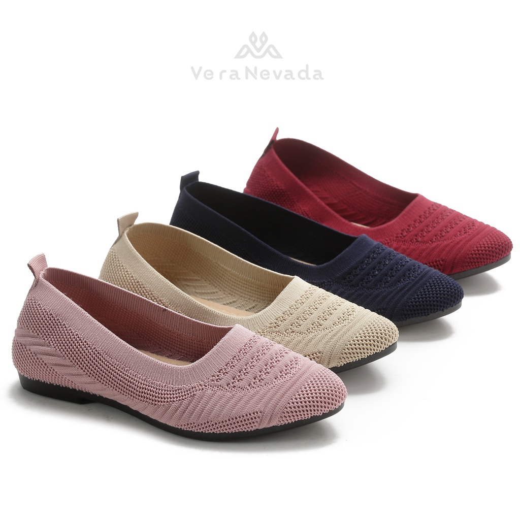 Jual Vera Nevada Sepatu Flat Slip On Wanita Shoes A07 | Shopee Indonesia