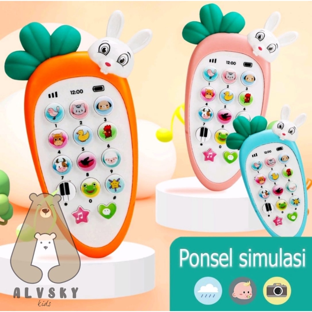Jual MAINAN PONSEL BAYI / MAINAN HANDPHONE BAYI / TELEPON PENDIDIKAN ...