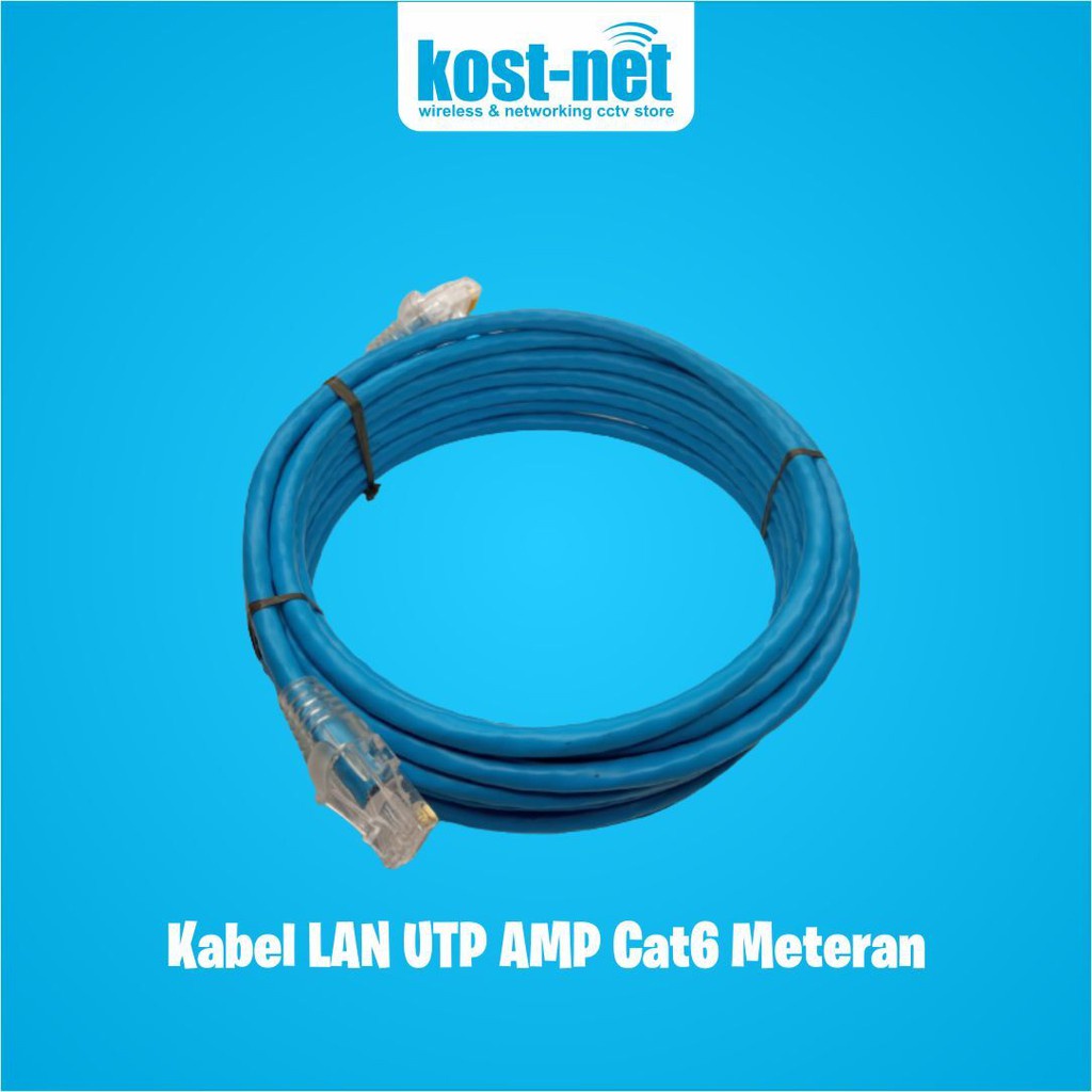 Jual Kabel LAN - UTP Cat 6 Comscope Patch Cord AMP Netconnect Cat6 1m-5m | Shopee Indonesia