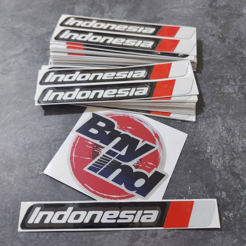 Jual STICKER INDONESIA STICKER HELM MOTOR CUTTING | Shopee Indonesia