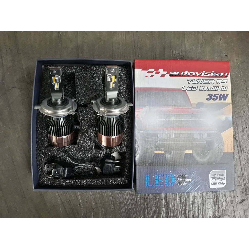 Jual LED H4 AUTOVISION 6000 KELVIN (3 WARNA) | Shopee Indonesia