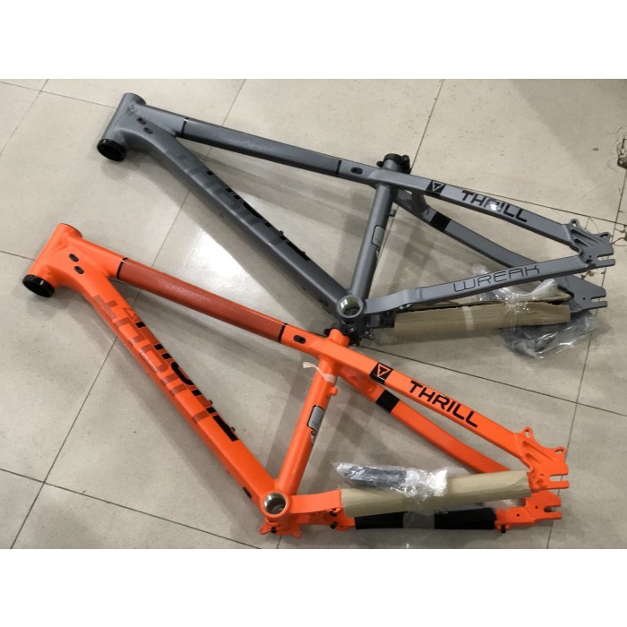 Jual FRAME THRILL WREAK ORANGE ABU DIRT JUMP INNER CABLE ALLOY DJ ...