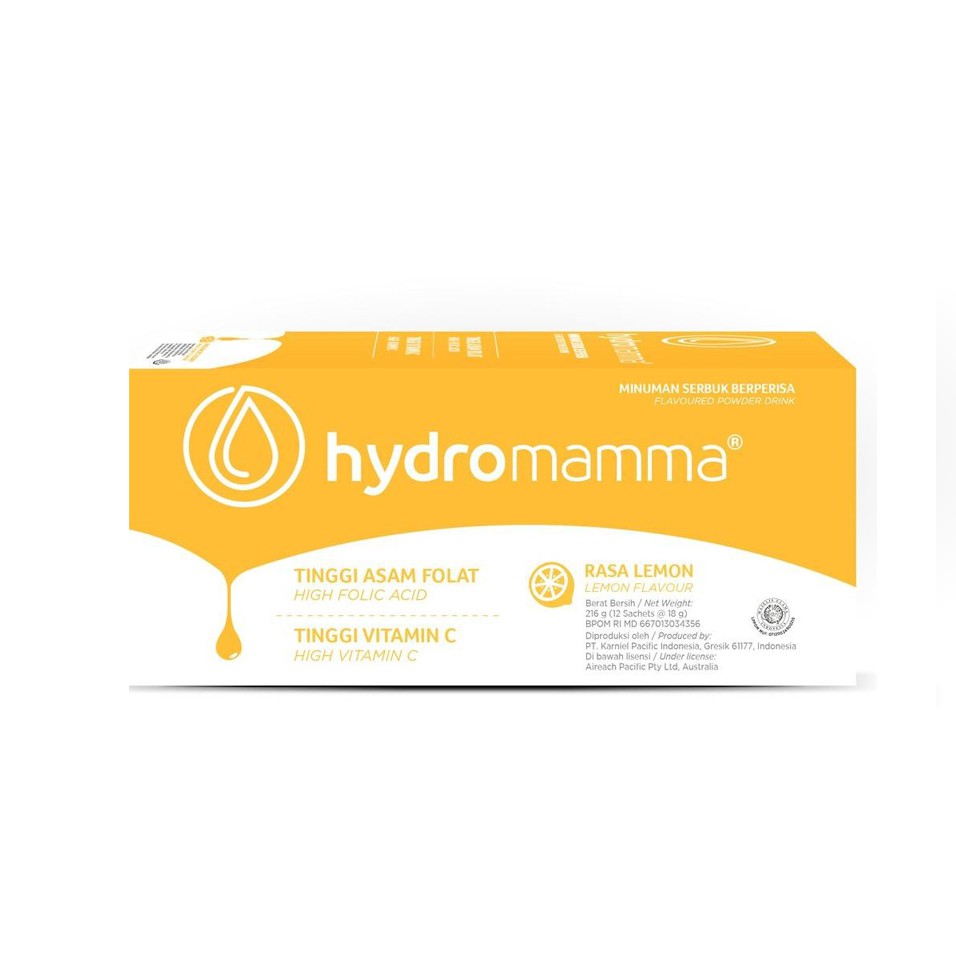 Jual HYDROMAMMA LEMON [ISI 12 Pcs] Minuman Ibu Hamil |Hydromama | Hydro ...