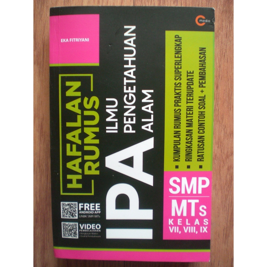 Jual BUKU HAFALAN RUMUS IPA SMP MTS KELAS 7 8 9 | Shopee Indonesia