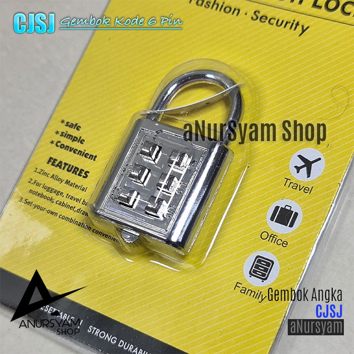 Jual Gembok 30mm Gembok Kode 6 Pin / Digital Lock | Shopee Indonesia