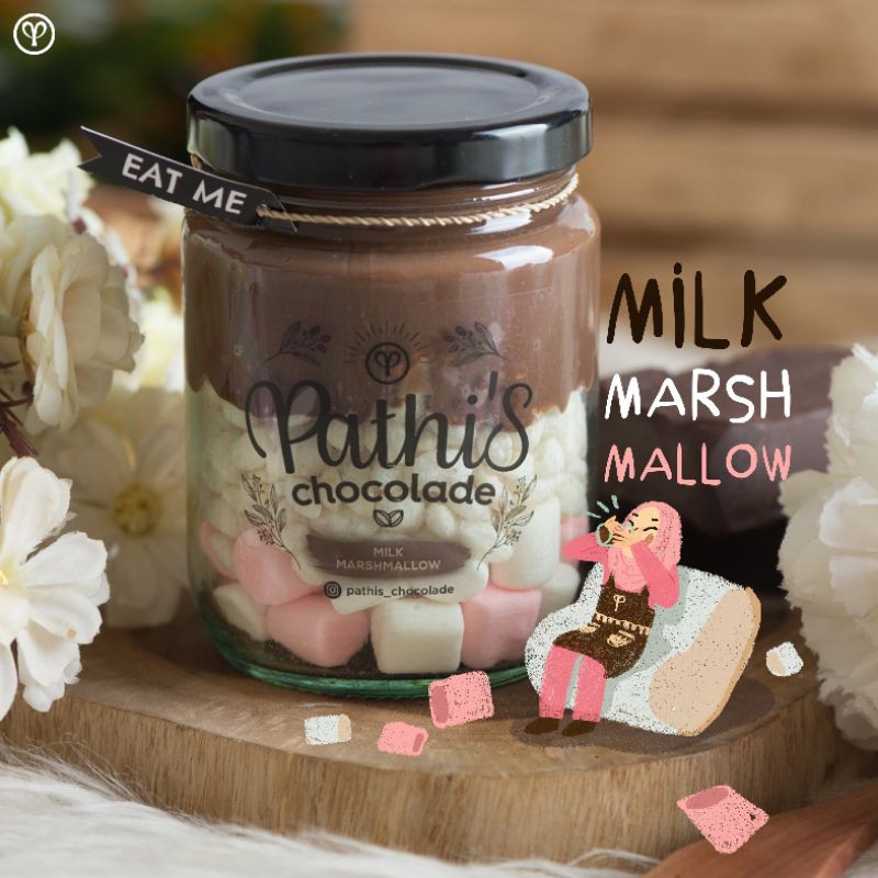Jual MILK CHOCO MARSH-PATHIS CHOCOLADE-COKLAT ANTI GALAU-COKLAT ENAK ...