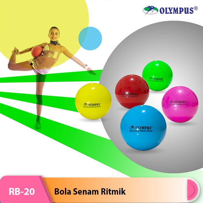 Jual Olympus Bola Ritmik RB20 Bola Gymnastic | Shopee Indonesia