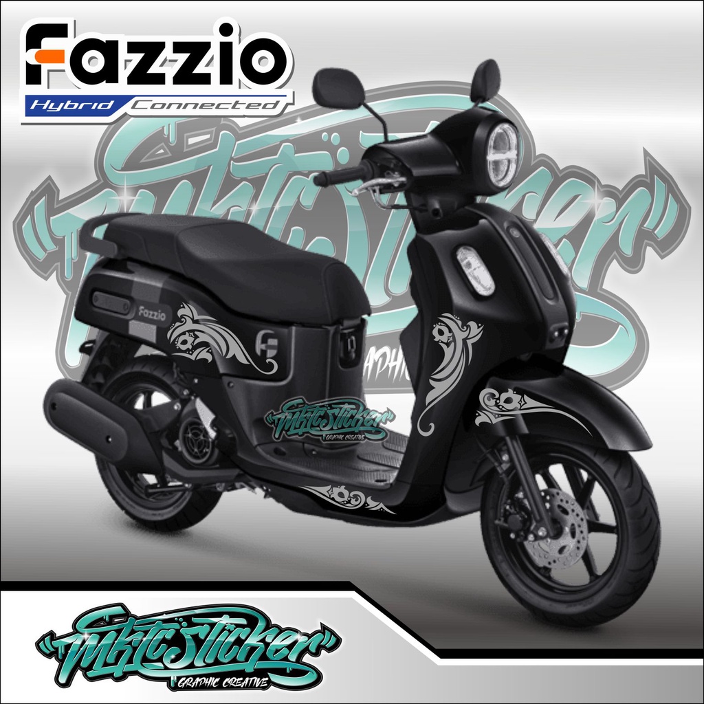 Jual STIKER triball batik YAMAHA FAZZIO 125CC UNTUK WARNA MOTOR WARNA ...