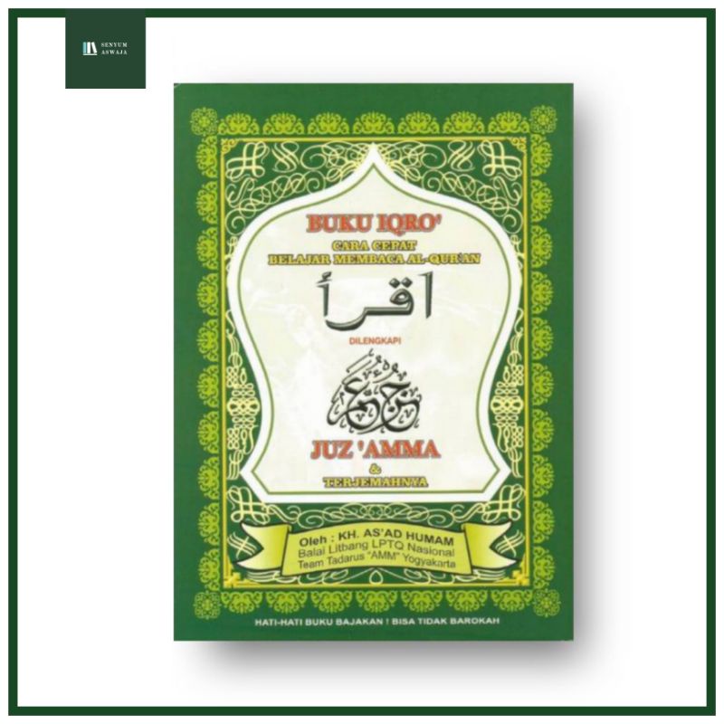 Jual Buku Iqro' Bendel Jilid 1-6 Plus Juz 'Amma dan Terjemahannya Cara ...