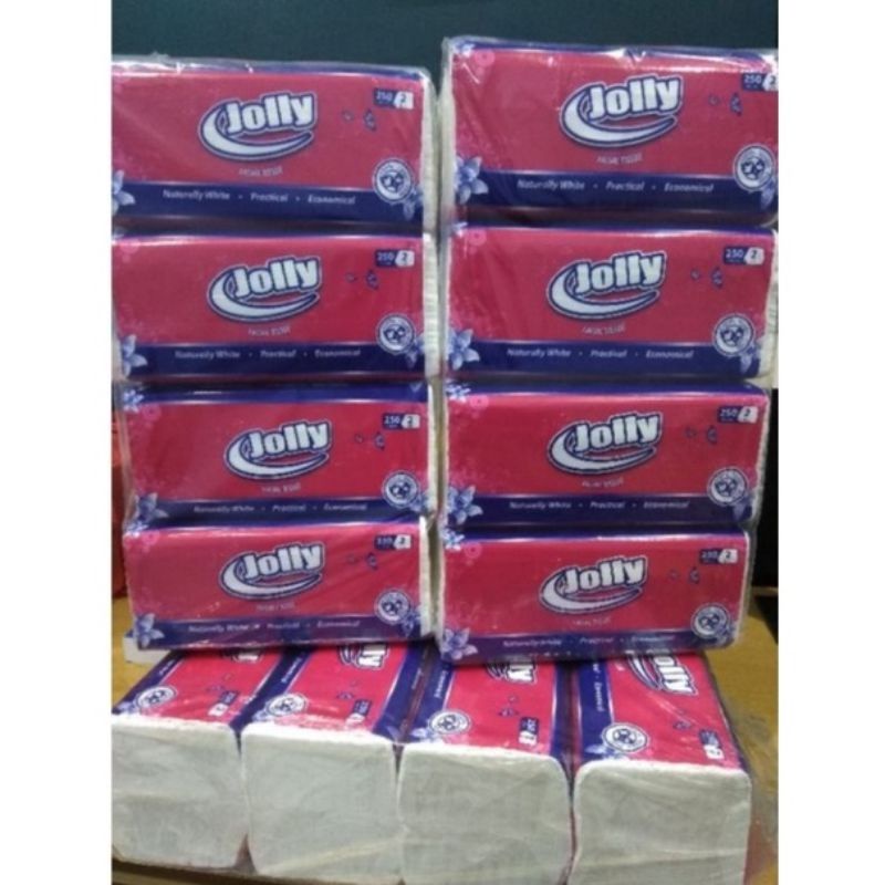 Jual Tisu Jolly by Paseo 1 Bal (4 pcs x 250 Sheets 2 ply) | Shopee ...