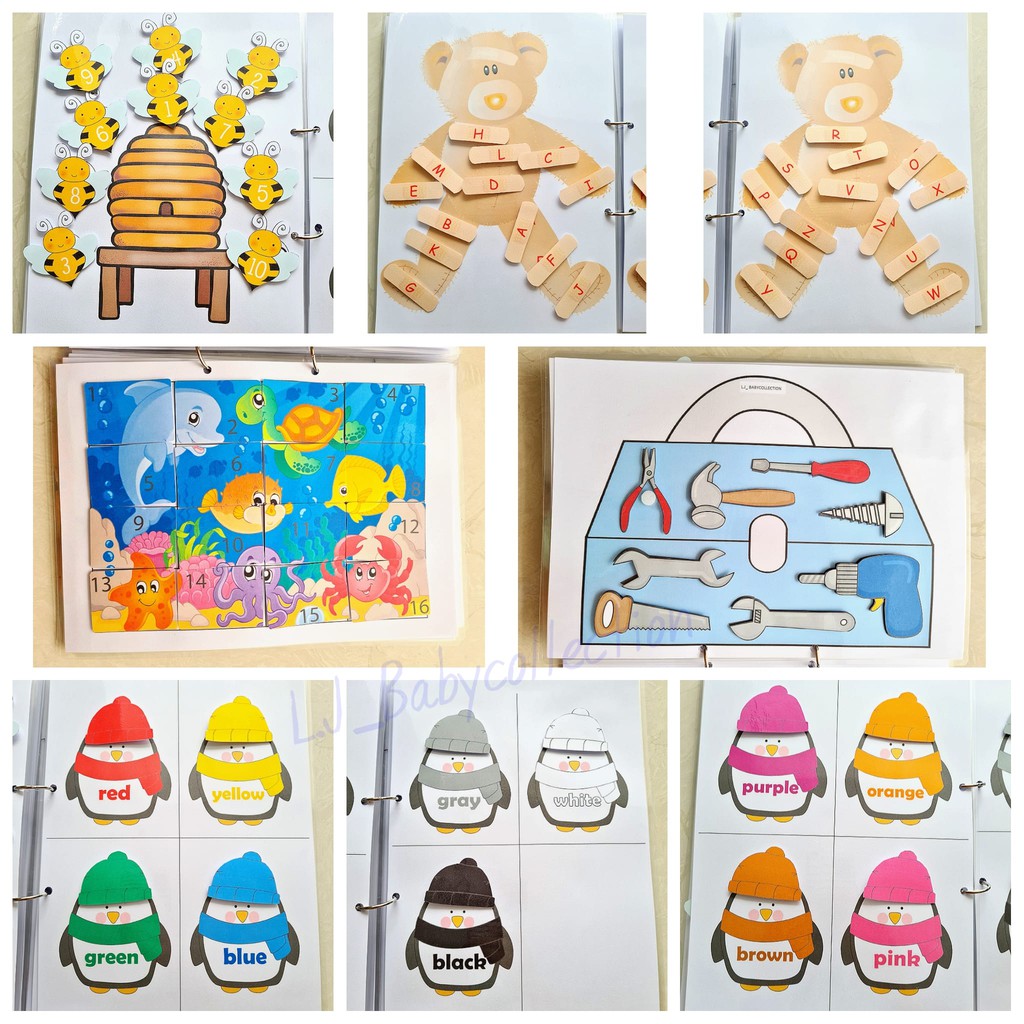 Jual Worksheet Anak / Workbook Anak / Busy Book Wipe and Clean Book ...