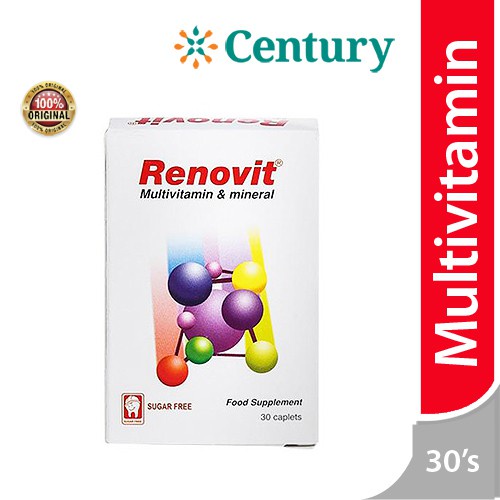 Jual Renovit 30 Kaplet/Multivitamin/Daya tahan tubuh/Imunitas | Shopee ...