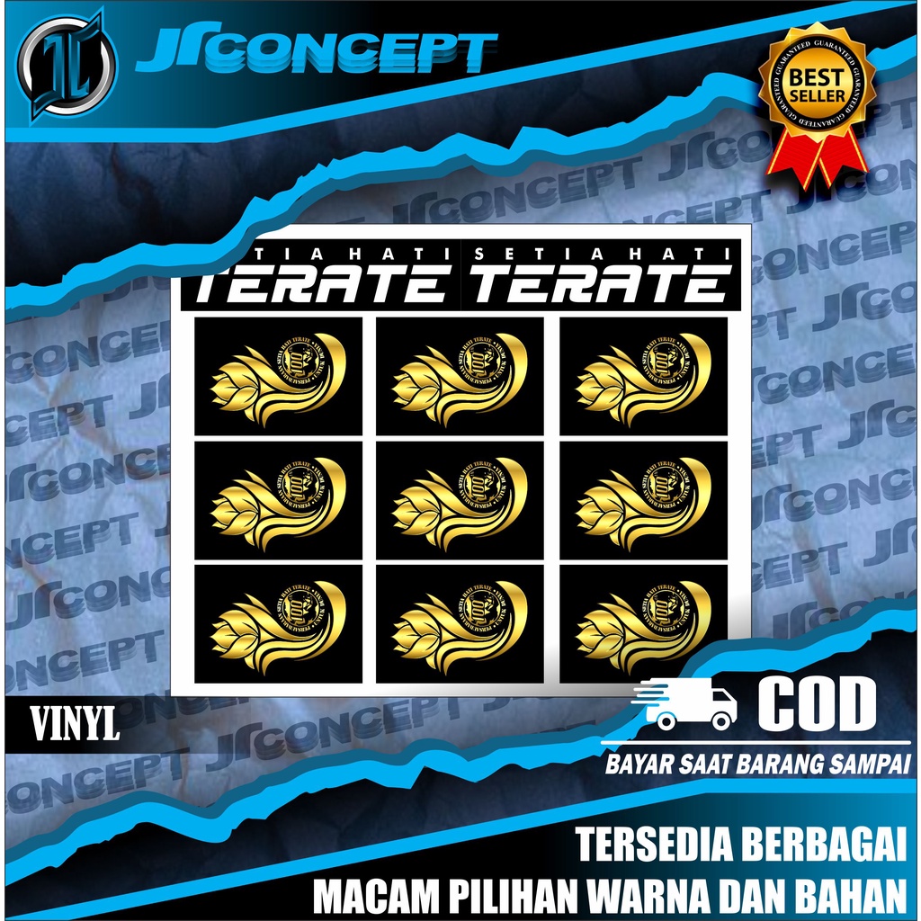 Jual STICKER MURAH TERATE EMAS 1 ABAD (1 LEMBAR) | Shopee Indonesia