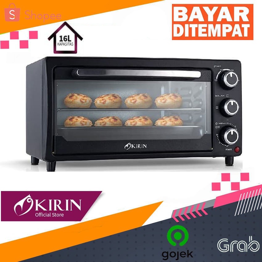 Jual Oven Listrik Kirin KBO 160 Oven Kirin KBO 160 Kapasaitas 16 Liter | Shopee Indonesia