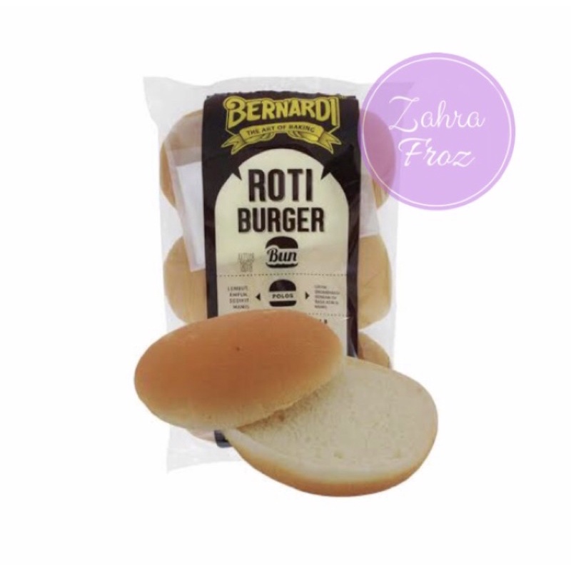 Jual BERNARDI ROTI BURGER POLOS ISI 6 PCS | Shopee Indonesia