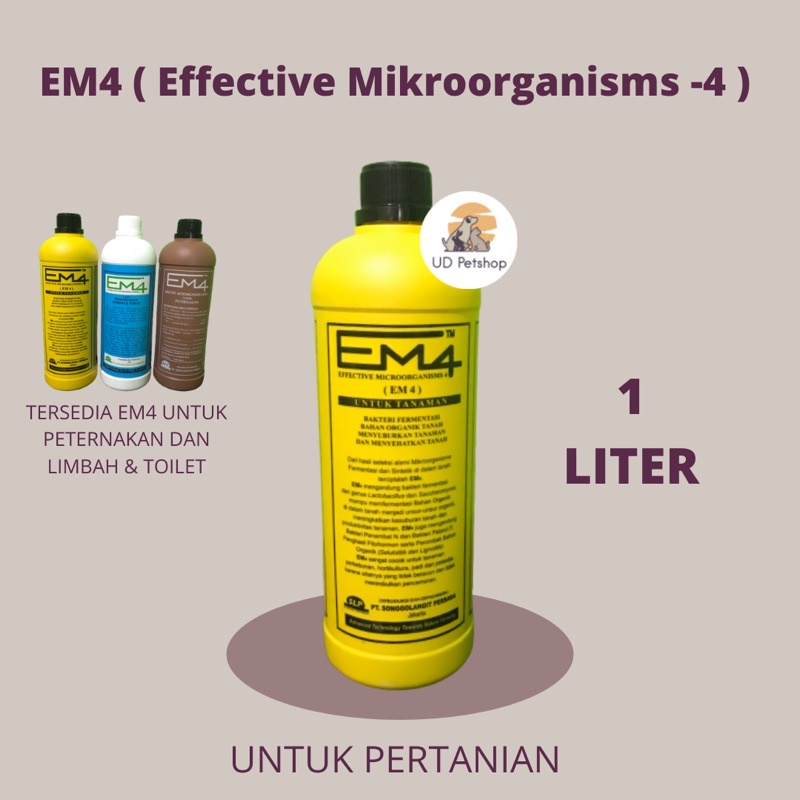 Jual EM4 Pertanian 1 Liter - Effective Organisms 4 | Shopee Indonesia