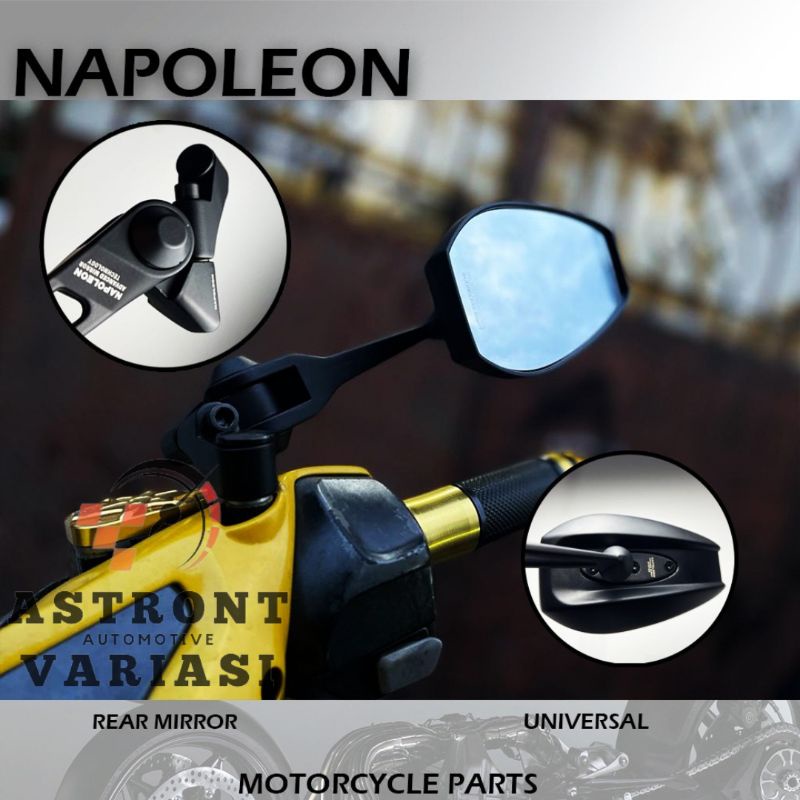 Jual Spion Napoleon Batman Style Rear Mirror CNC Universal Variasi ...