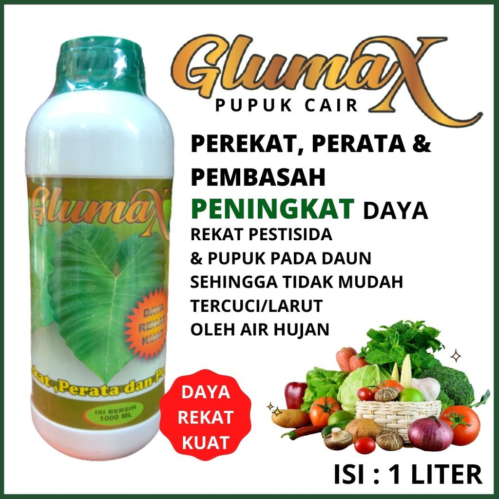 Jual Perekat Pupuk Pestisida, Untuk Tanaman Buah dan Sayur "GLUMAX ...