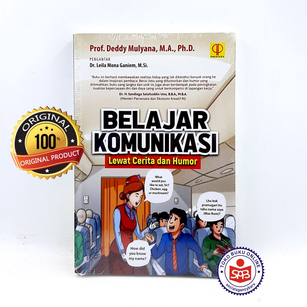 Jual Belajar Komunikasi Lewat Cerita dan Humor - Deddy Mulyana | Shopee ...