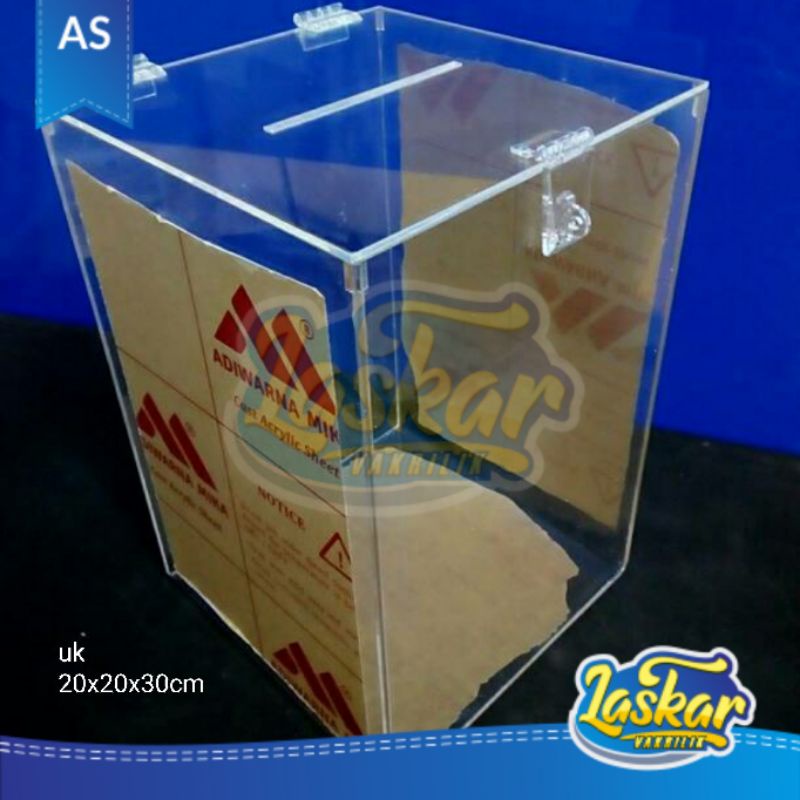 Jual Box undian/Acrylic kotak saran | Shopee Indonesia
