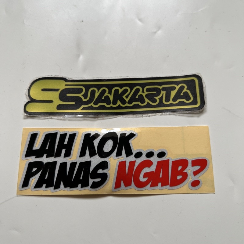 Jual STIKER STICKER LAH KOK PANAS NGAB CUTTING | Shopee Indonesia
