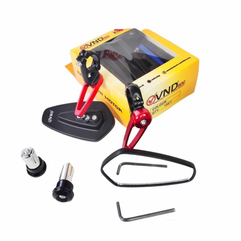 Jual Spion Jalu Stang Spion Bar End Oval VND Universal Nmax,Aerox,Pcx ...