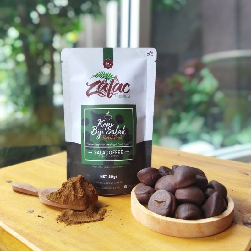 Jual Kopi Biji Salak Zalac Premium Minuman Herbal Kemasan Pouch 80gram ...