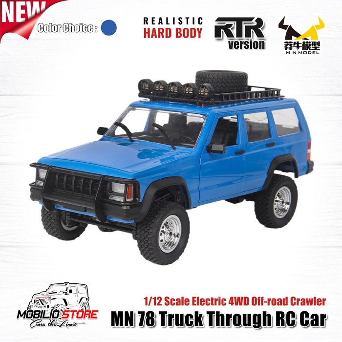 Jual RC MN78 Jeep Cherokee 213 1/12 Scale Electric 4WD Off-road Crawler ...
