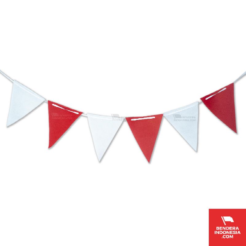Jual Bunting Flag Merah Putih Bendera Karnaval Bendera Segitiga | Shopee Indonesia