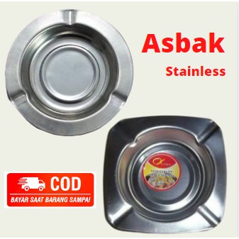 Jual Asbak Stainless Steel/Asbak Stainless/Asbak Rokok Stainlees/Asbak ...