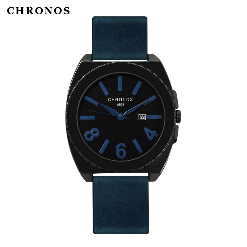 Jual Jam Tangan Pria Tahan Air Chronos Kulit | Shopee Indonesia